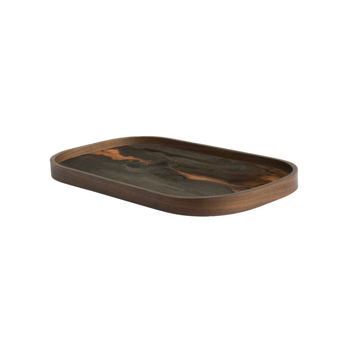 Elegant Bronze Organic Rectangular Valet Tray by Ethnicraft | Unique ...
