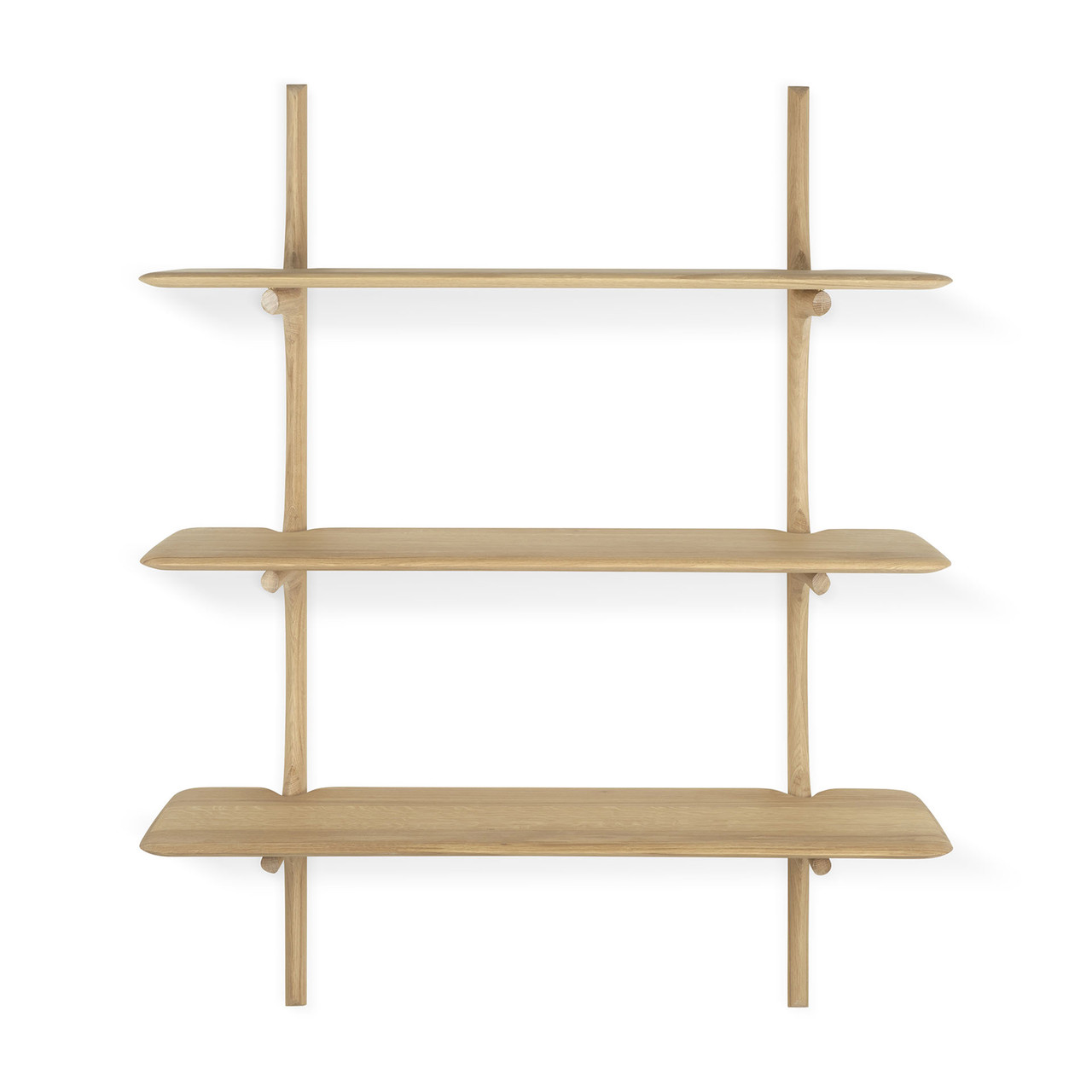 Elegant PI Wall Shelf by Ethnicraft - Minimalist Wooden Storage Solution