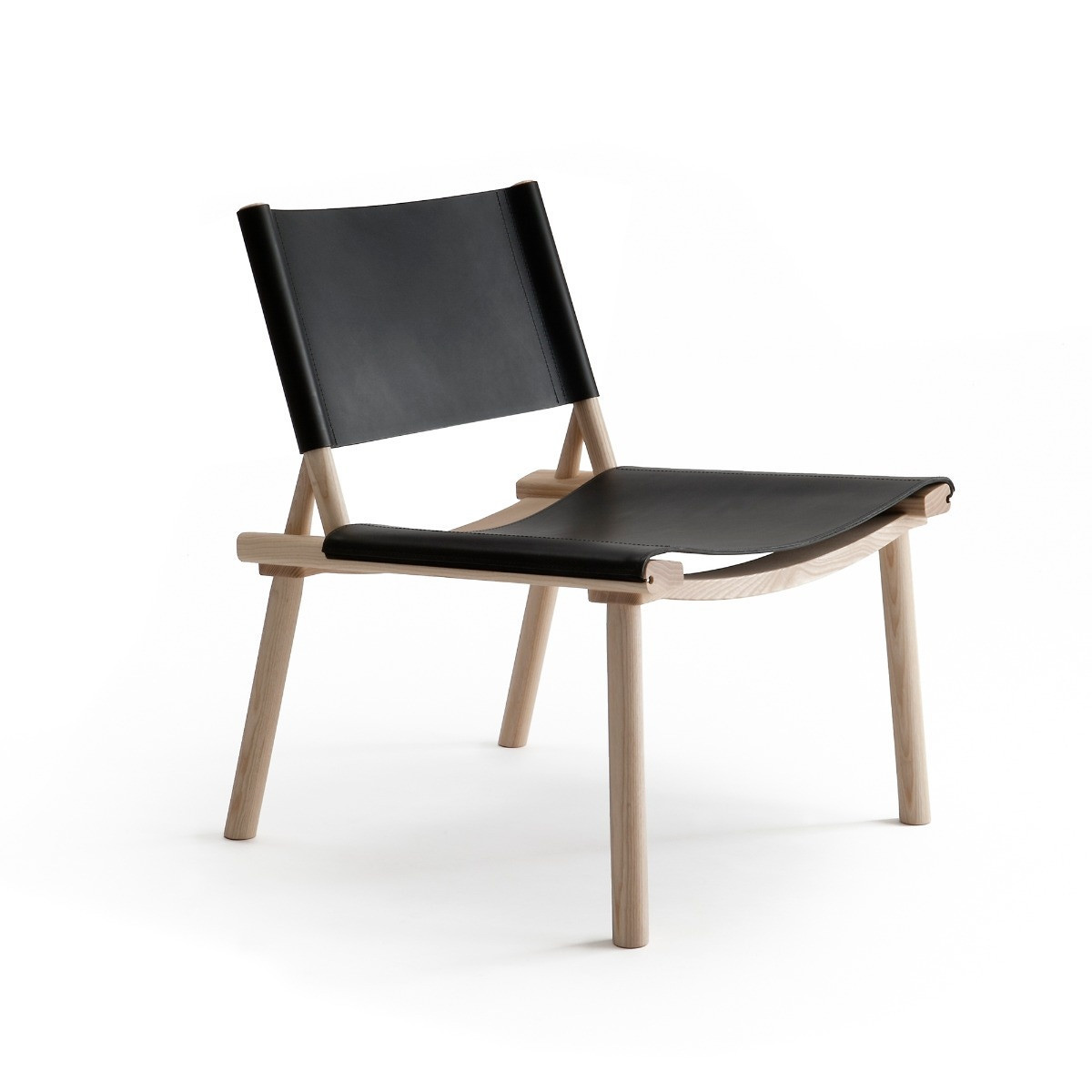 December Leather Chair by Nikari - Modern Nordic Lounge Chair in ...
