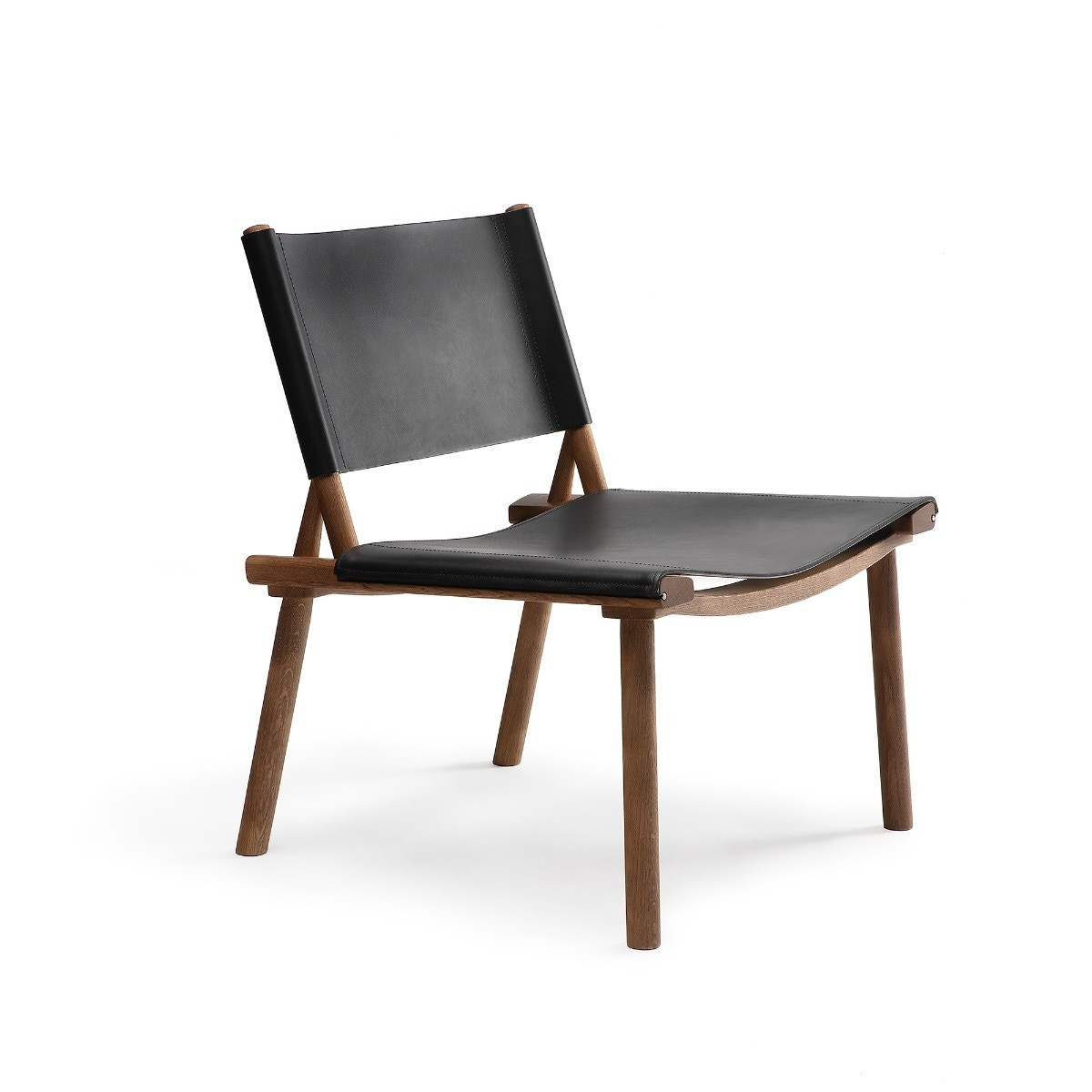 December Leather Chair by Nikari - Modern Nordic Lounge Chair in ...