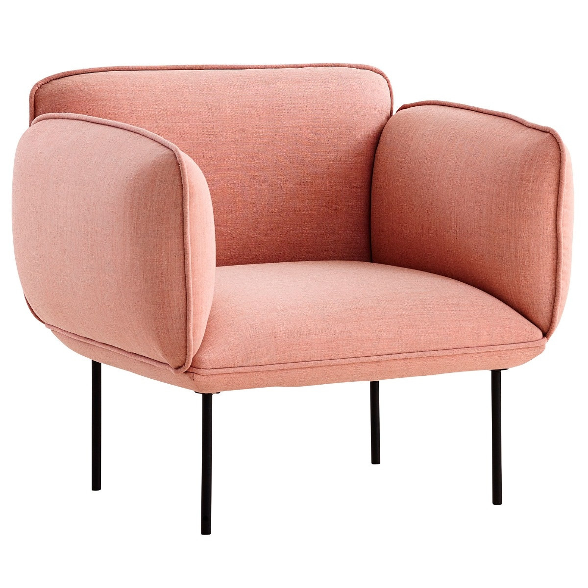 Nakki Lounge Chair by Woud | Minimalist Cozy Seating for Any Space