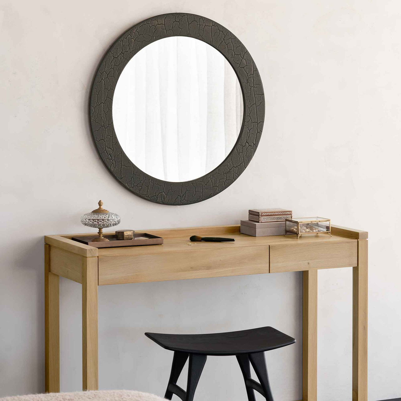 Elegant Frame Desk by Ethnicraft | Stylish Compact Workspace for Small ...