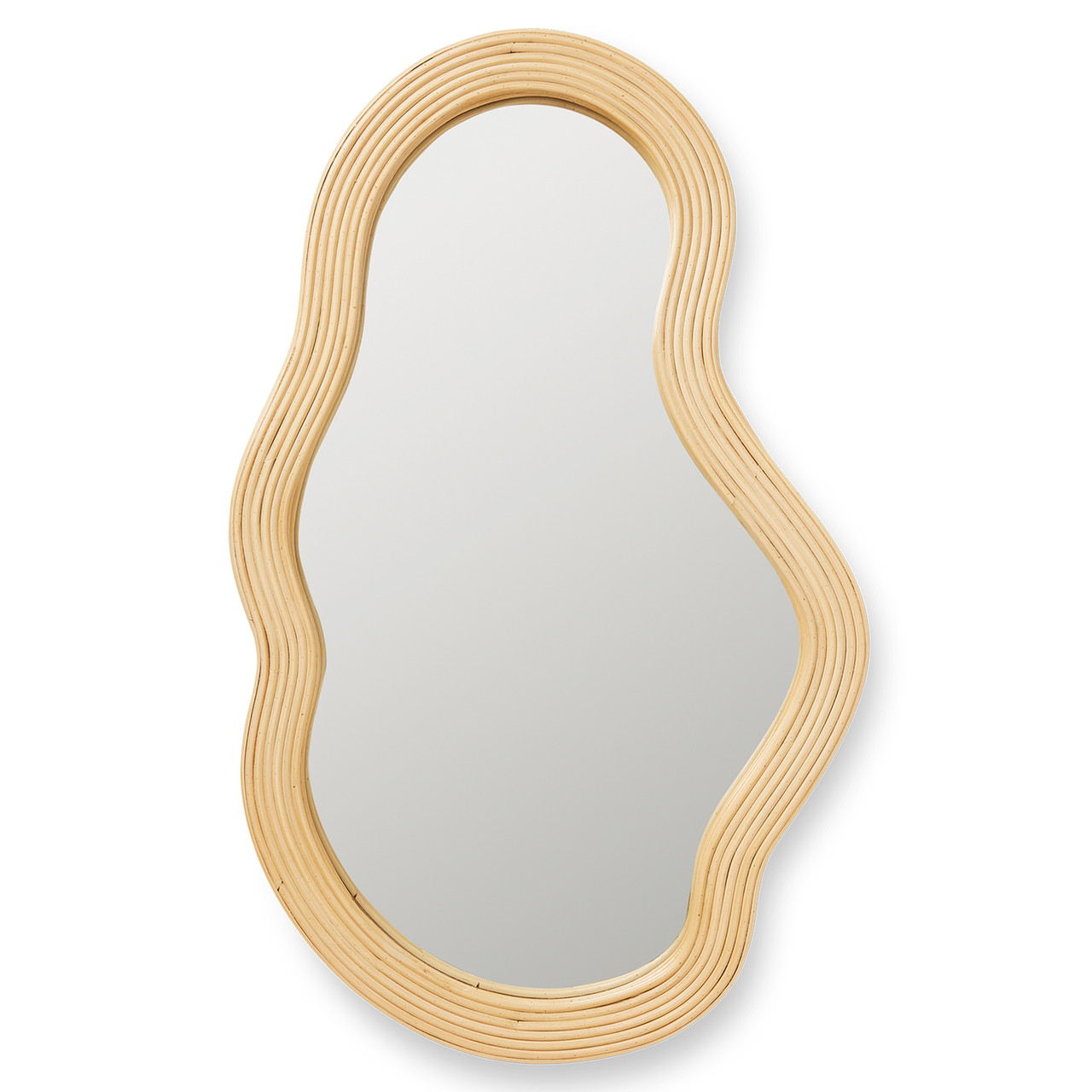 Pond Rattan Mirror by ferm LIVING | Handcrafted Natural Beauty for Your ...