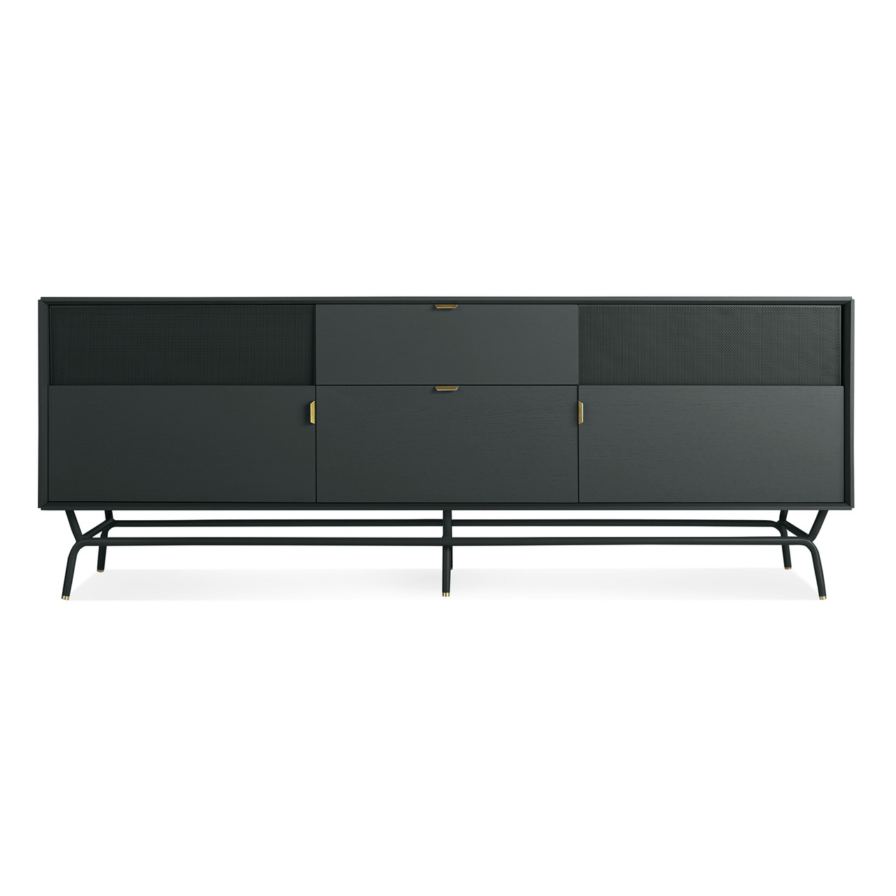 Buy Blu Dot Dang Console - Stylish Media Cabinet with Perforated Steel ...