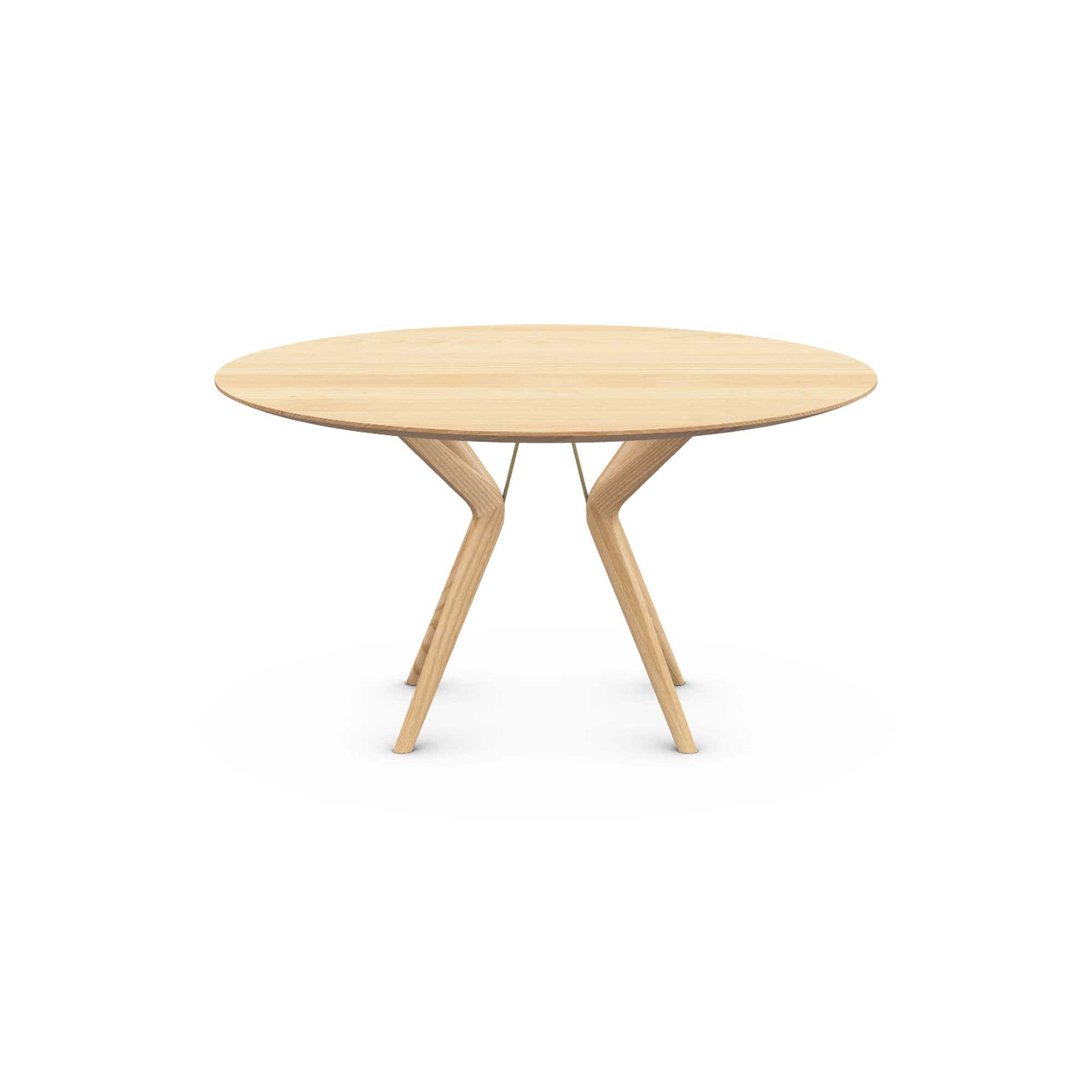 Stylish Lakri Round Table by Artisan | Modern Wood & Metal Dining ...