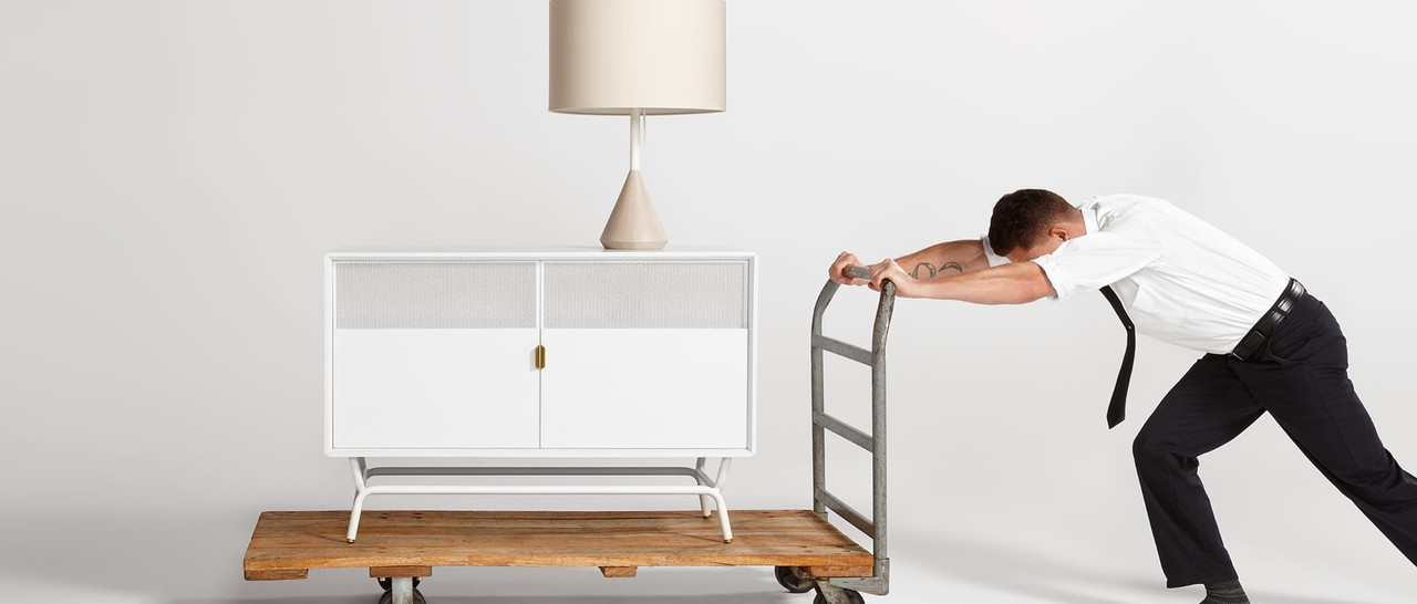 Stylish Dang Media Stand by Blu Dot | Modern Home Storage Solution