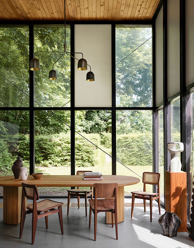 Moon Dining Table by Gubi | Elegant Elliptical Design & Organic Aesthetics