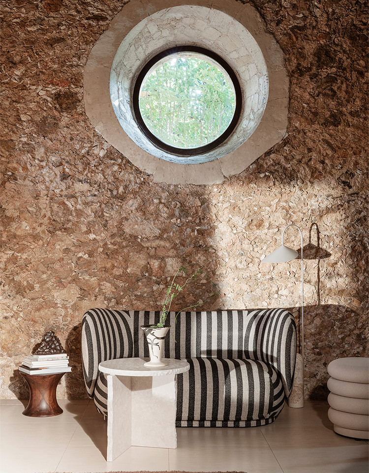 Mineral Sculptural Table by ferm LIVING | Unique Bianco Curia Marble ...