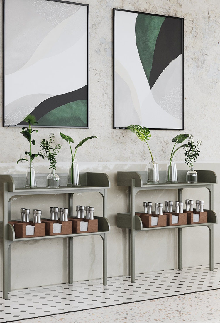 Stylish Utility Shelf by Woud | Versatile Open Shelving for Any Space