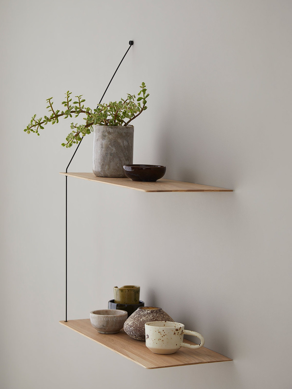Stedge Shelf by Woud - Playful & Sturdy Storage Solution