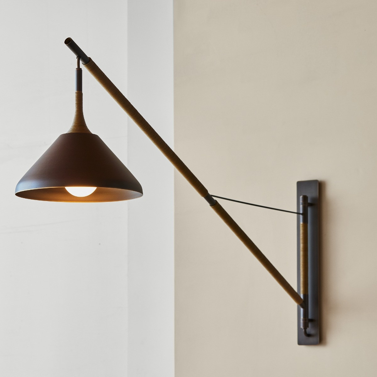 Stem Shade Rig Ceiling Lamp by PELLE | Minimalist Modern Lighting Design