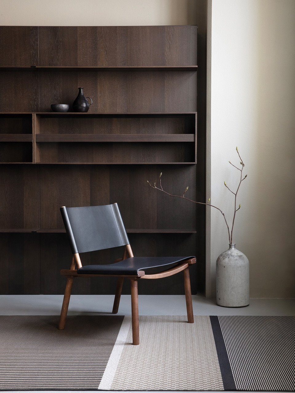 December Leather Chair by Nikari - Modern Nordic Lounge Chair in ...