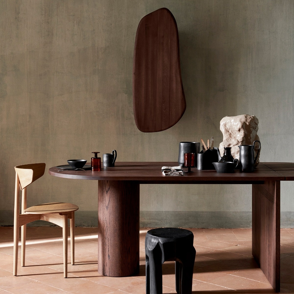 Feve Coffee Table by ferm LIVING - Elegant Walnut Design & Timeless Style