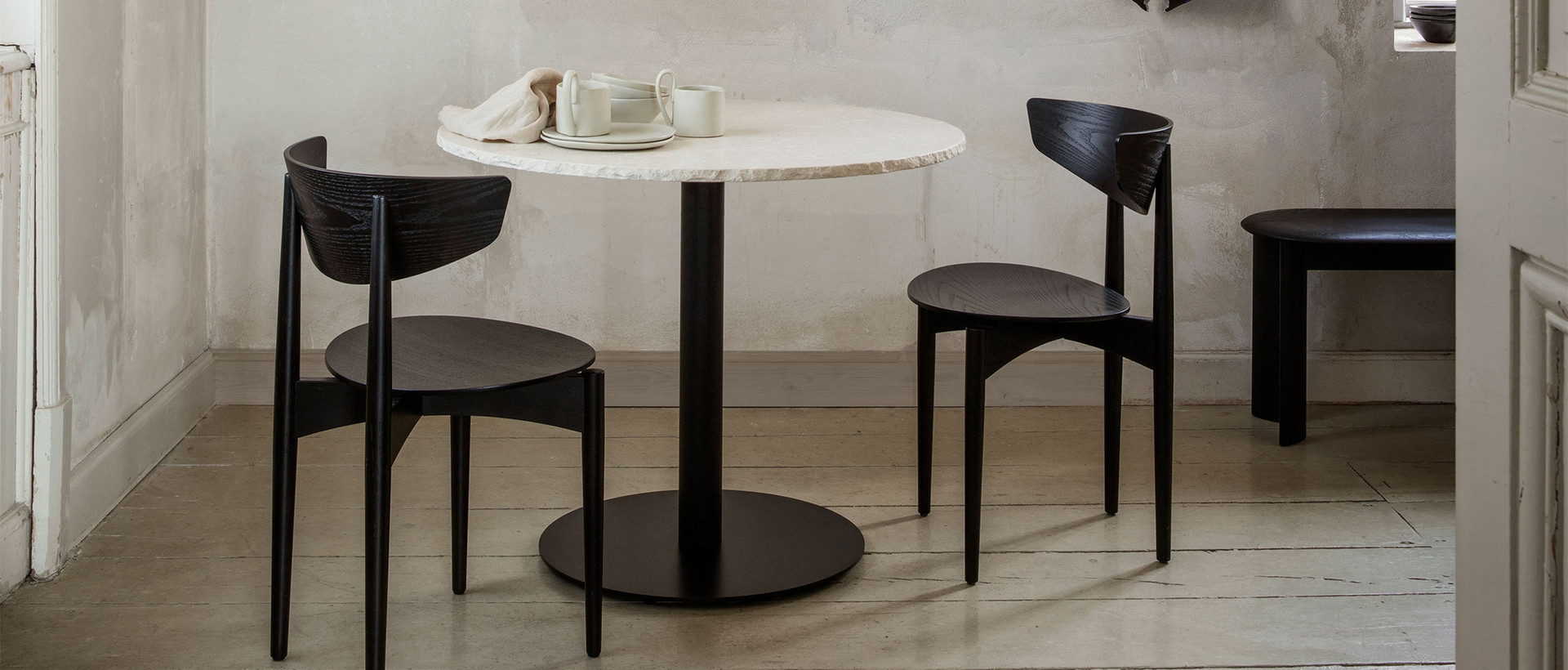 Luxurious Mineral Dining Table by ferm LIVING | Unique Bianco Curia ...
