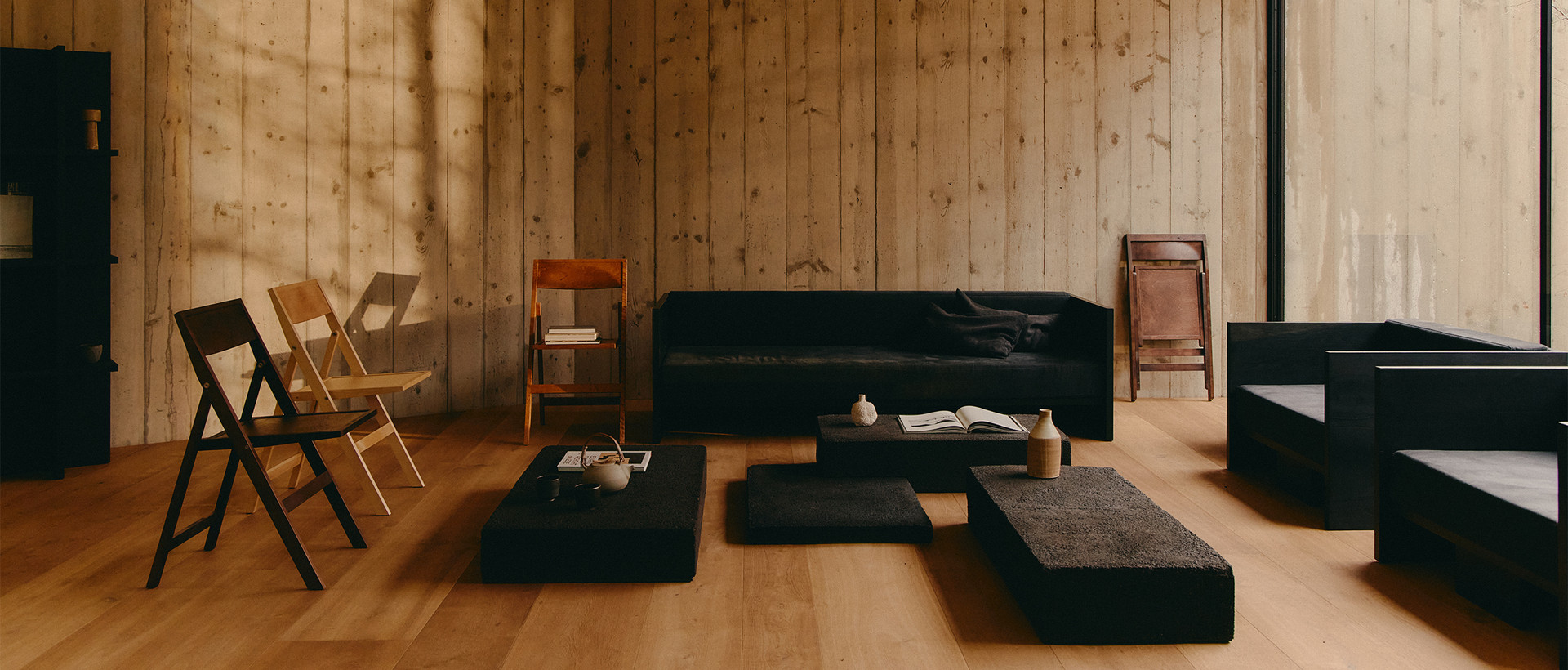 Lekker Home's Folding Flat Chair from FRAMA