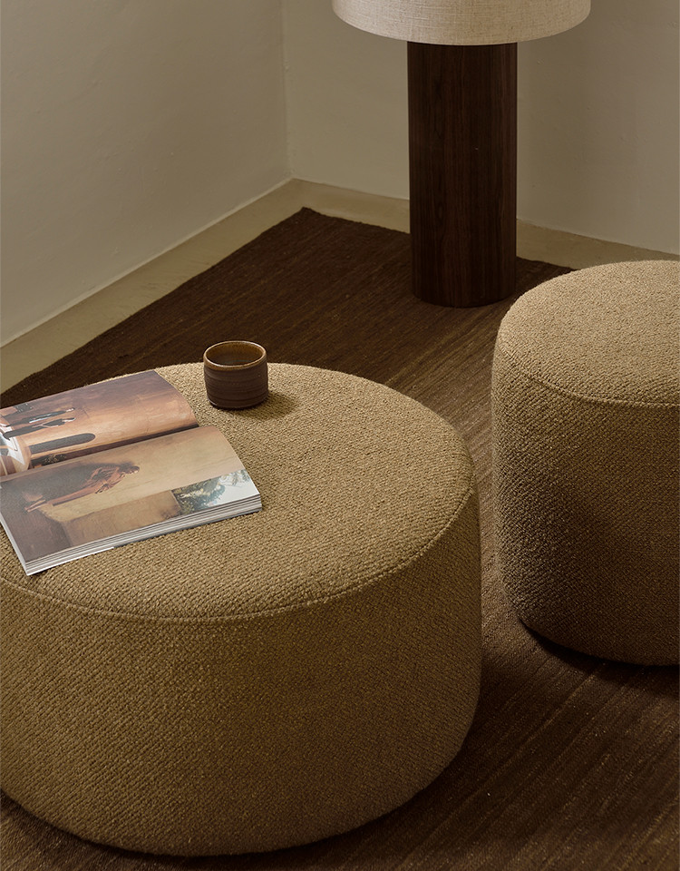 Stylish Barrow Pouf by Ethnicraft - Luxurious Comfort & Versatility