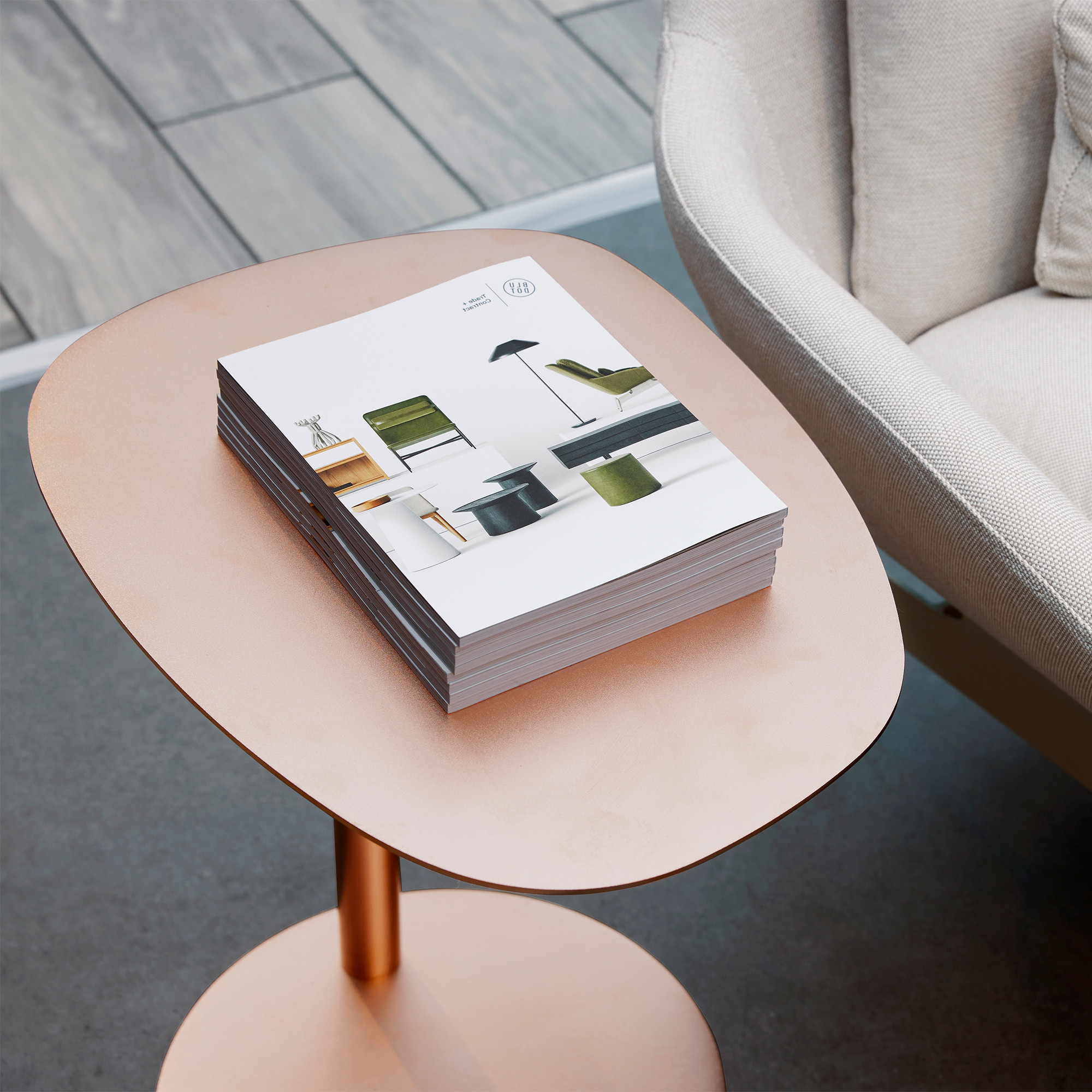 Shop Artek Side Table 606 - Modern Design with Birch Plywood & Steel Frame