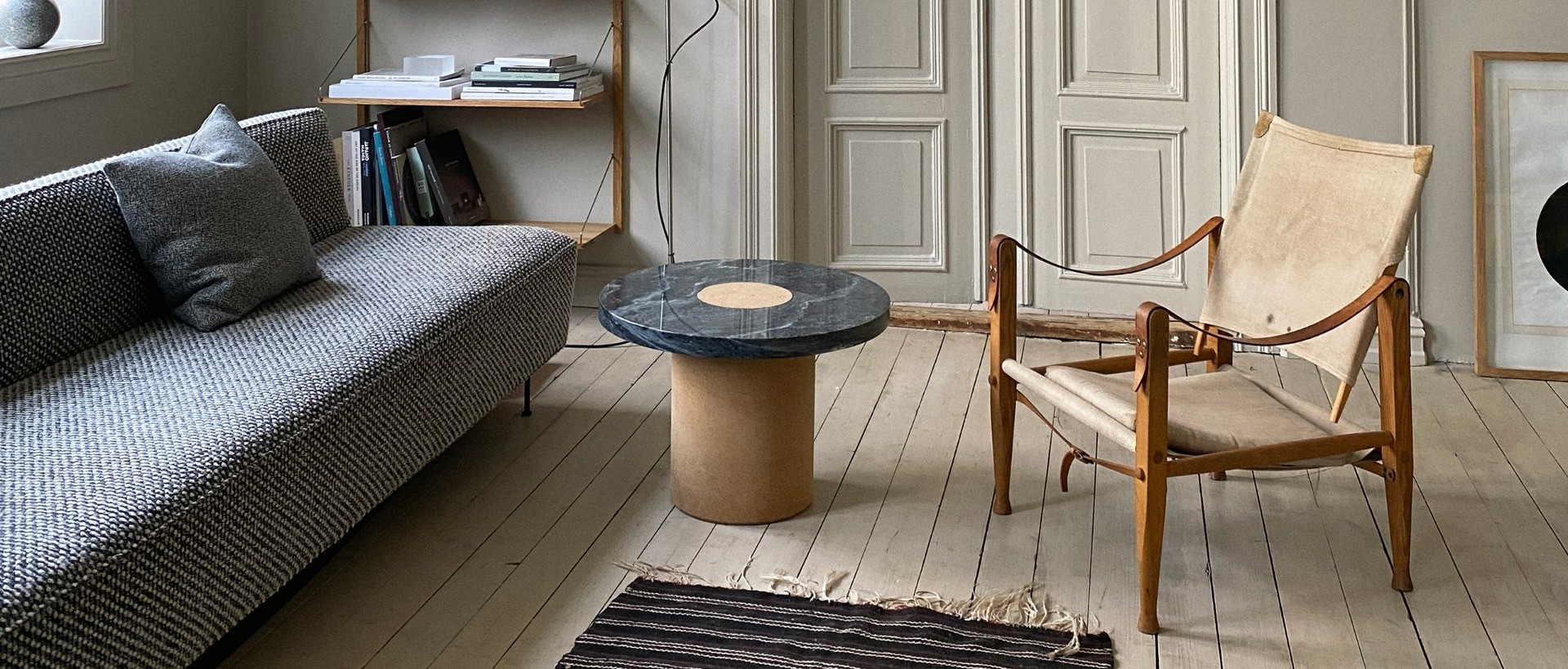 Sintra Table by Frama | Versatile Cork & Marble Coffee & Side Table