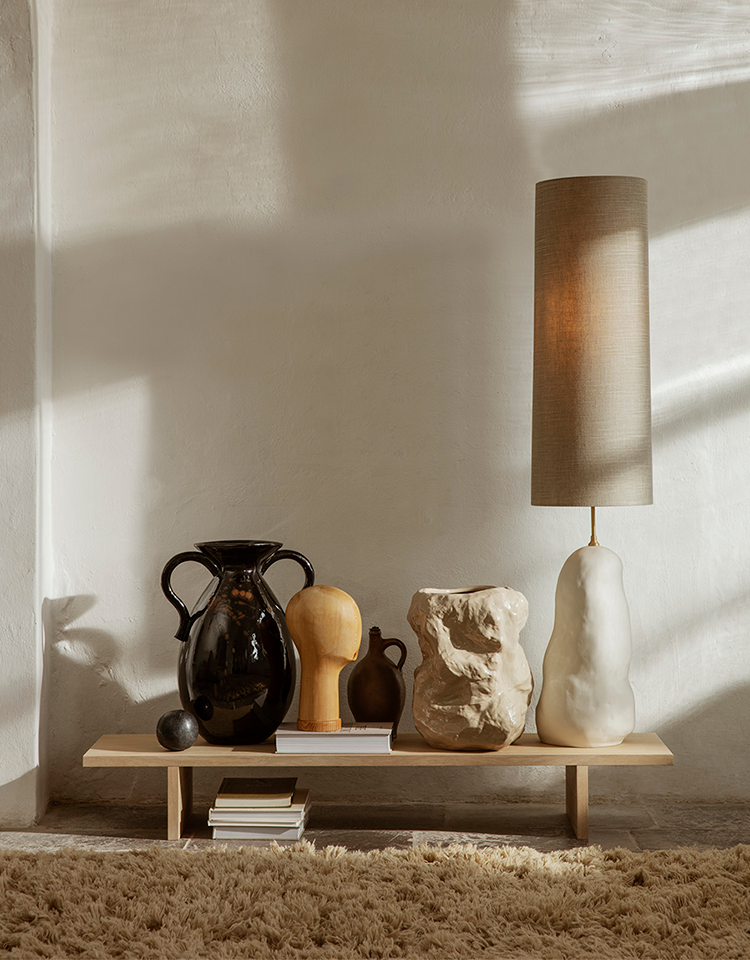 Hebe Table Lamp by ferm LIVING - Artistic Ceramic Lighting
