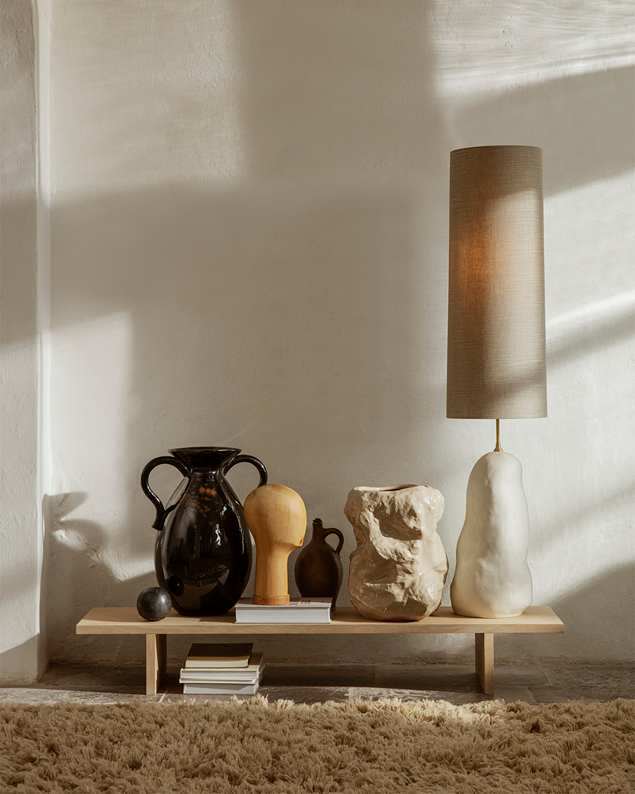 Hebe Table Lamp by ferm LIVING - Artistic Ceramic Lighting