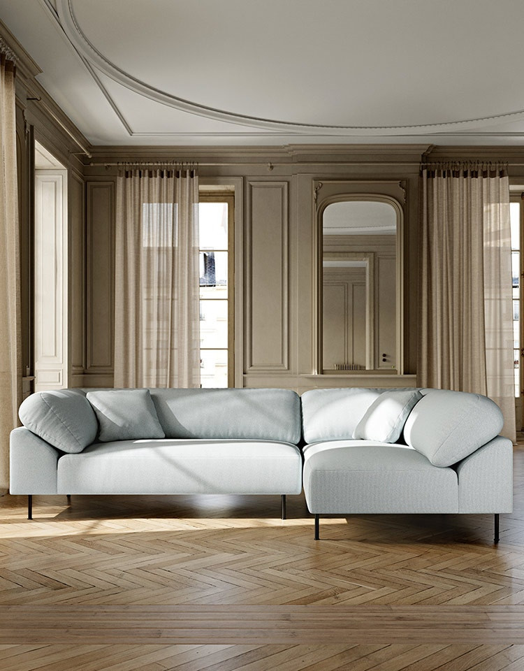 Collar Open-Ended Sofa by Woud | Modern Comfort & Stylish Design