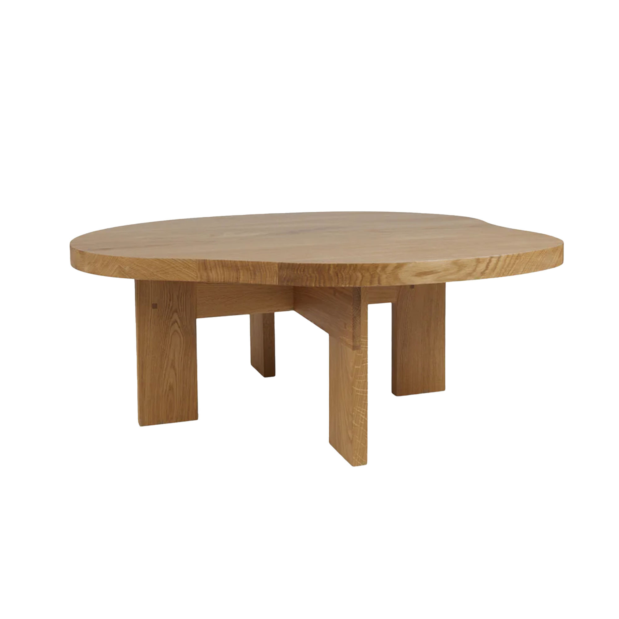 Farmhouse Pond Dining Table | Unique Solid Oak Design for Your Home