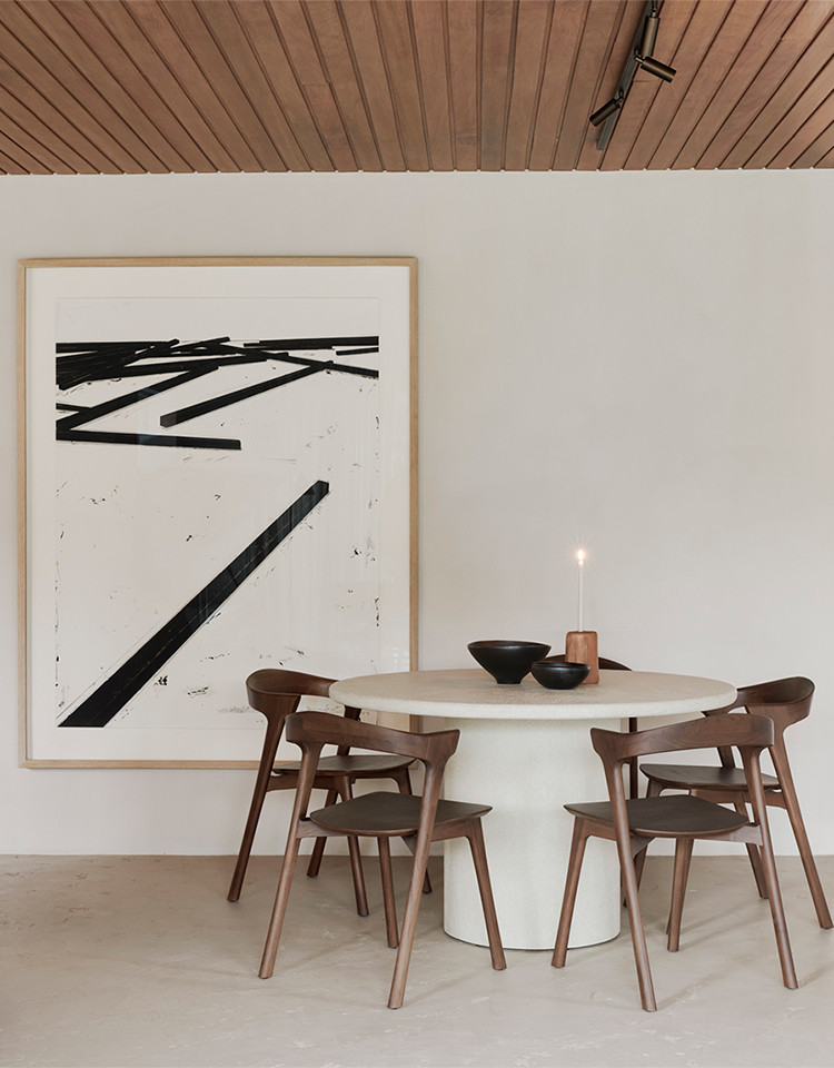 Elements Dining Table by Ethnicraft | Elegant Microcement Centerpiece ...