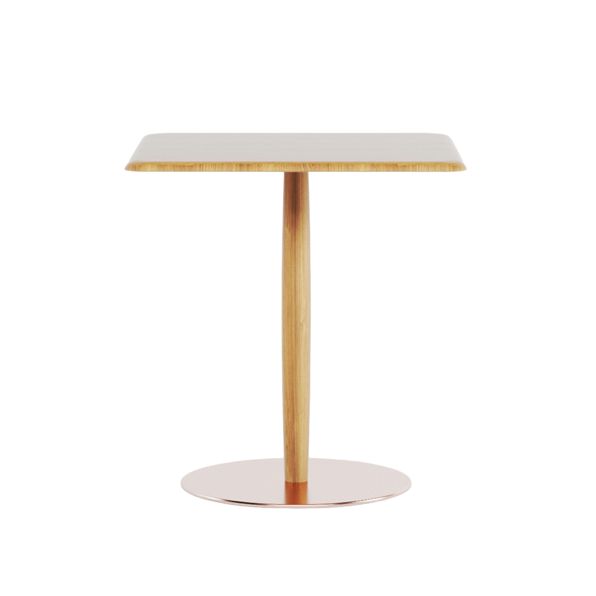 Korzo Square Bistro Table by Zanat | Stylish Wooden Table for Small Spaces