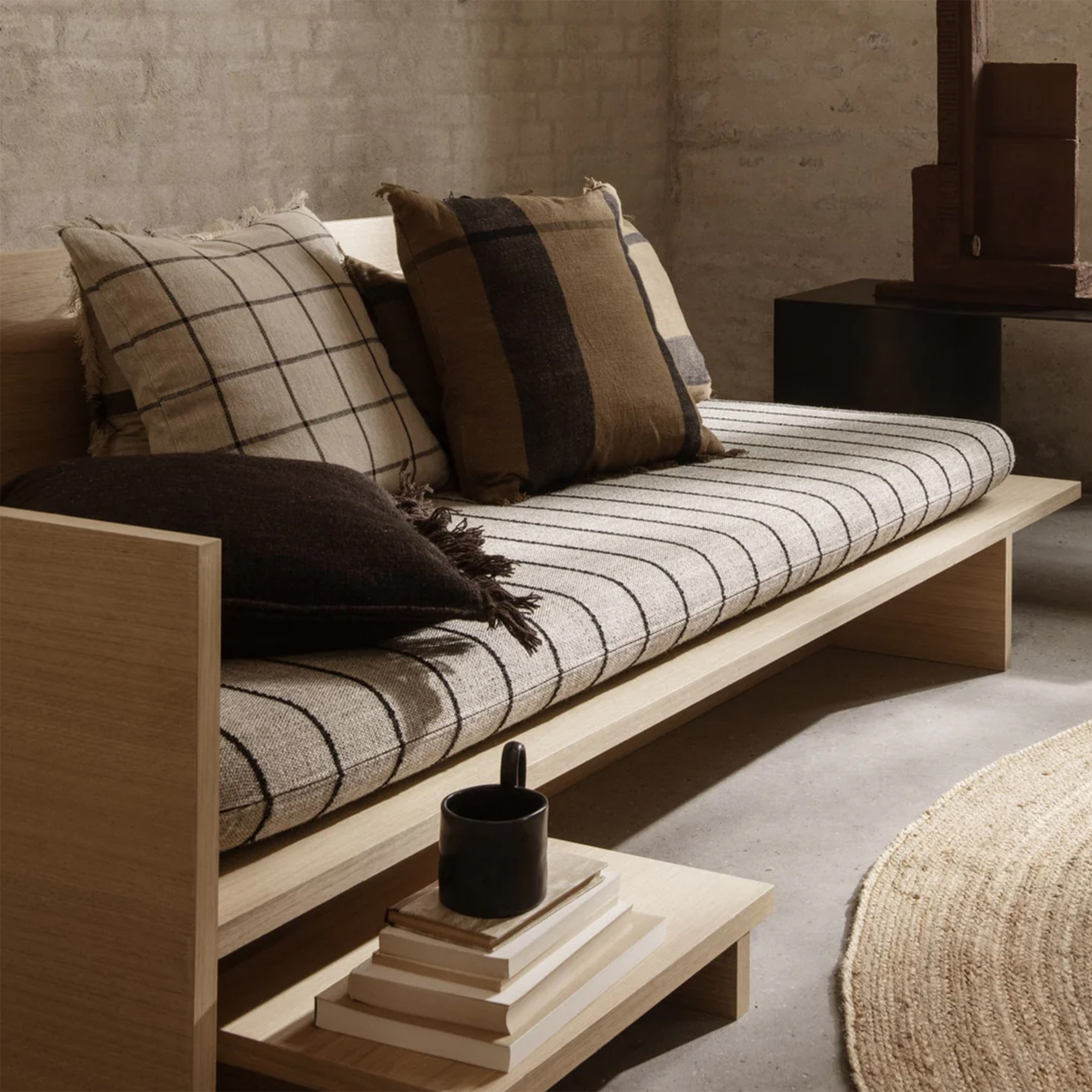 Shop Ferm LIVING Kona Bench | Elegant Japandi Design with Storage