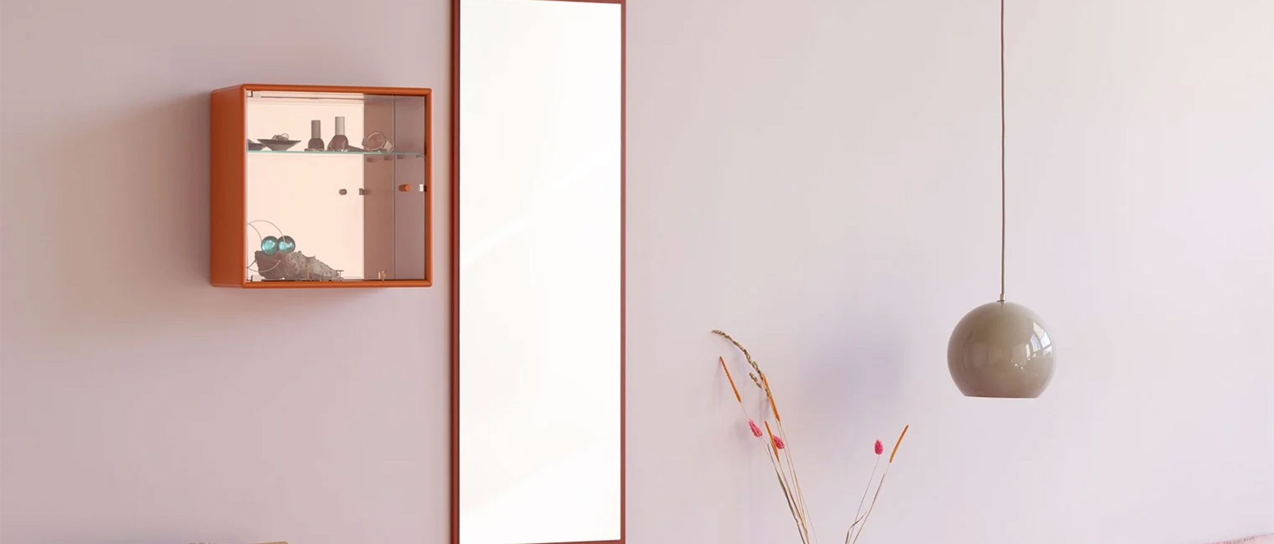 Stylish Perfume Cabinet with Mirror - Montana's Elegant Storage Solution