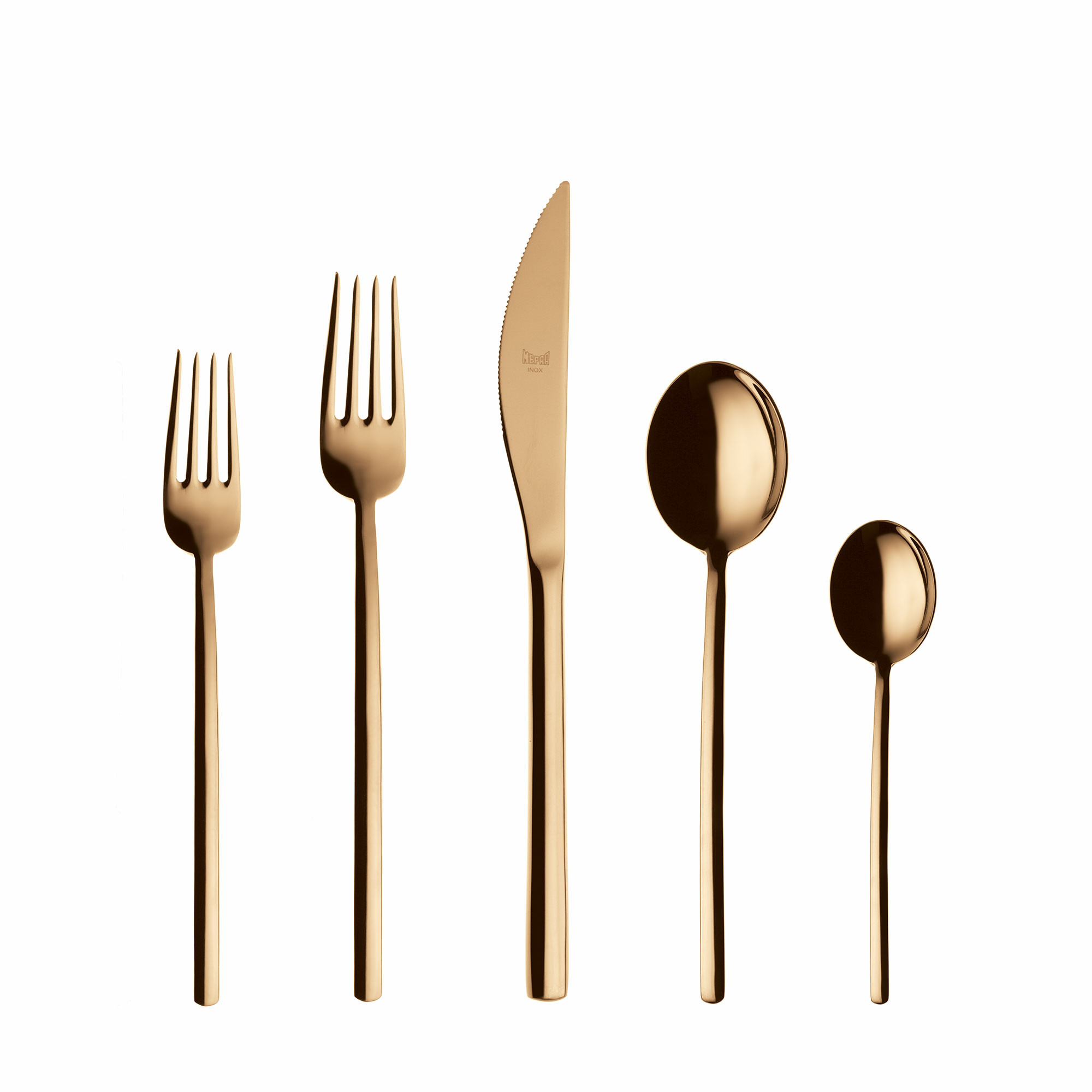 Fantasia 20 Piece Place Setting by Mepra - Elegant Stainless Steel ...