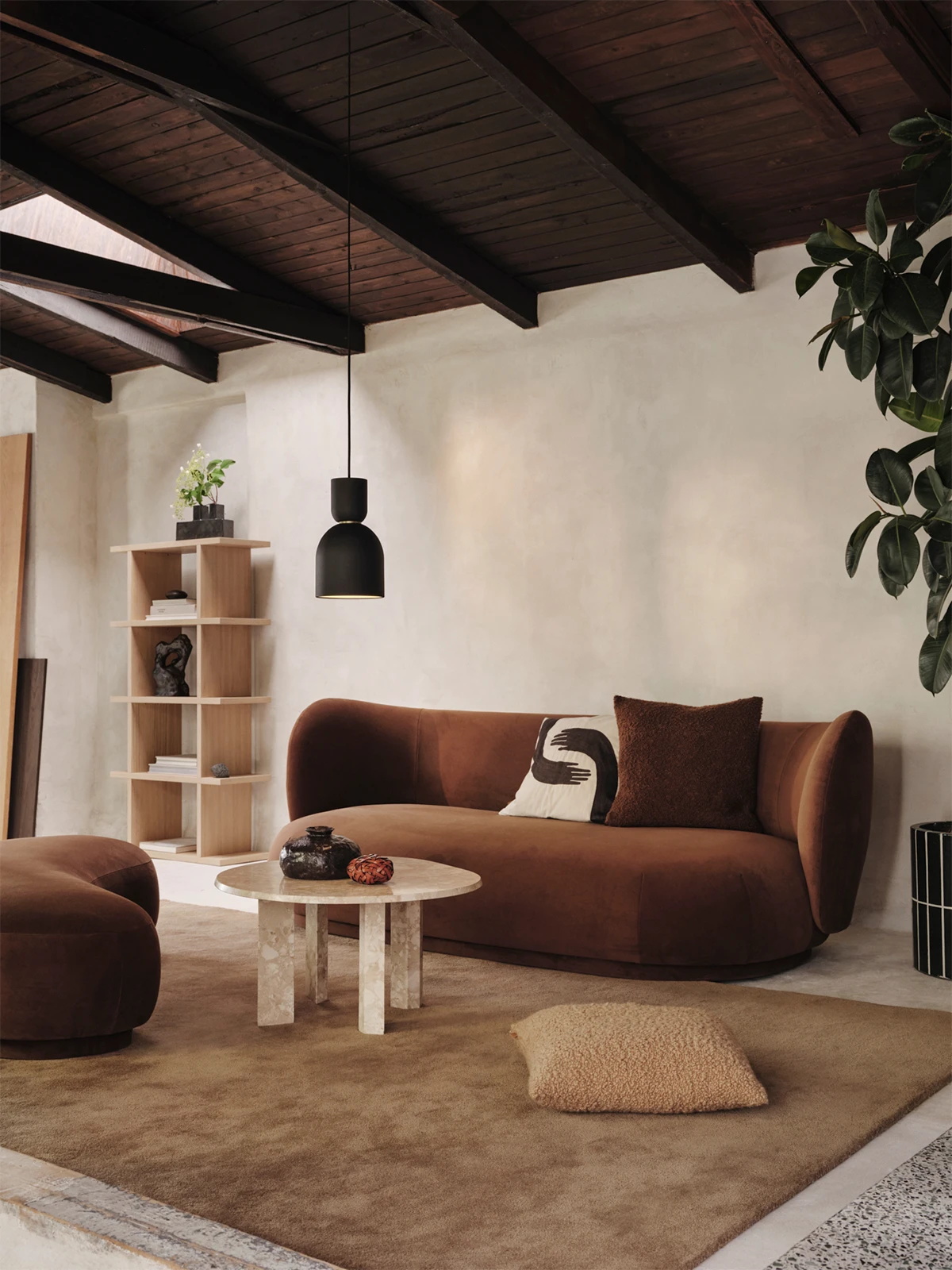Rico Lounger Sofa by ferm LIVING | Luxurious Curvy Design for Ultimate ...