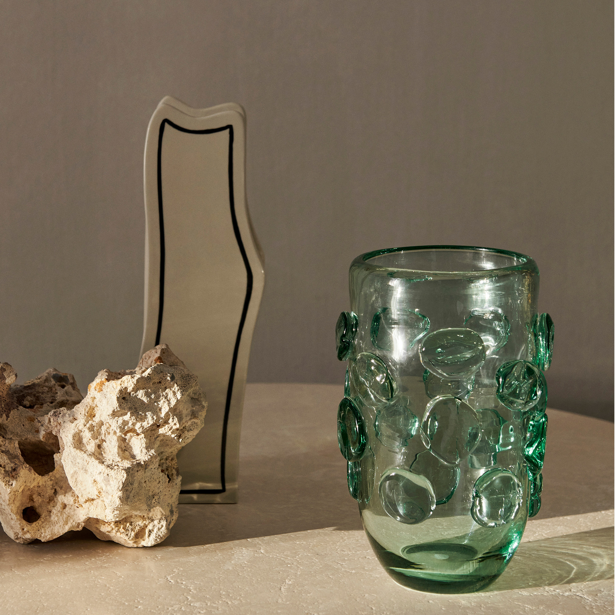 Stylish Balloon Vase 03 by LOUISE ROE - Mouth-Blown Glass Decor