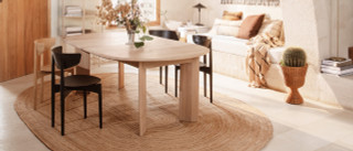 Bevel Expandable Dining Table by ferm LIVING | Modern Scandinavian Design