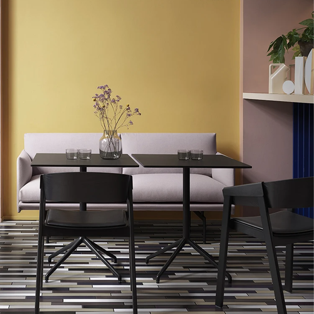Elegant Still Round Cafe Table by Muuto - Versatile Dining Solution