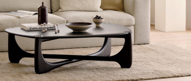 Shop Ethnicraft PI Pebble Coffee Table | Organic Modern Wood Design