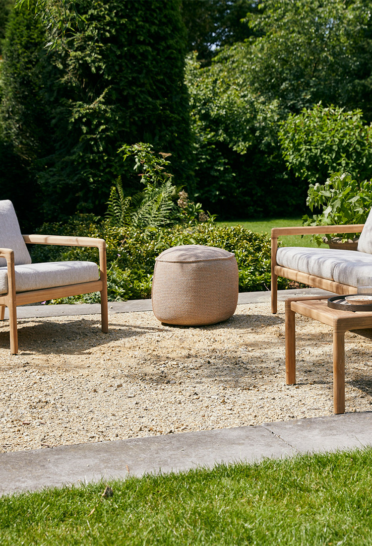 Donut Outdoor Pouf - Stylish & Durable Outdoor Seating by Ethnicraft