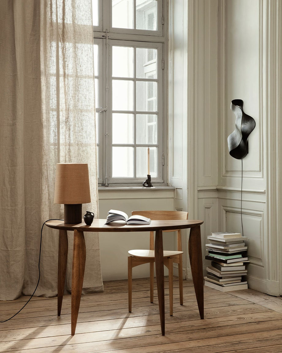Feve Desk by ferm LIVING | Elegant Walnut Workspace for Modern Interiors