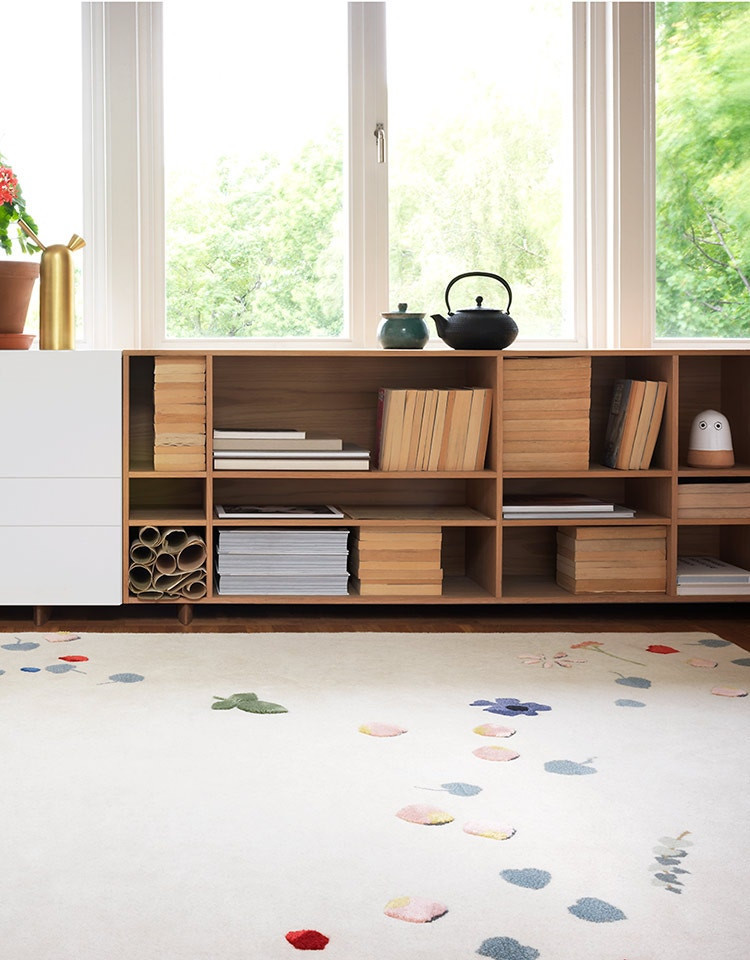 Stylish Kilt Open 180 Cabinet by Asplund – Modern Open Shelf Storage ...