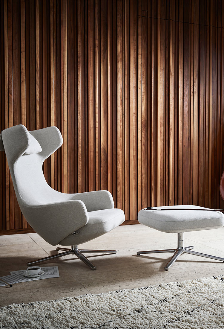 Grand Repos + Ottoman by Vitra | Premium Comfort & Sustainable Design