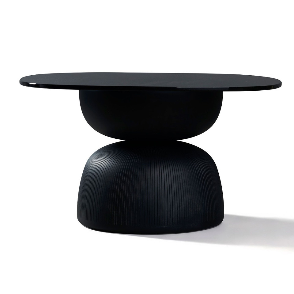 Nera Stool by Zanat - Hand-Carved Solid Wood Stool for Stylish Decor