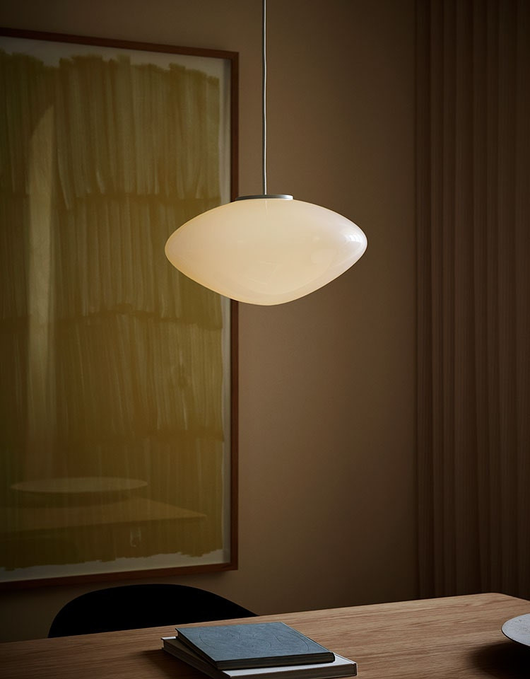 AP16 Mist Pendant Light | Modern Opal Glass Pendant by &Tradition