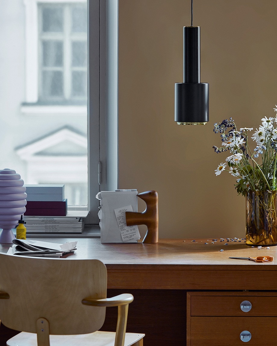 Buy A110 Hand Grenade Pendant by Alvar Aalto | Modern Lighting Design ...