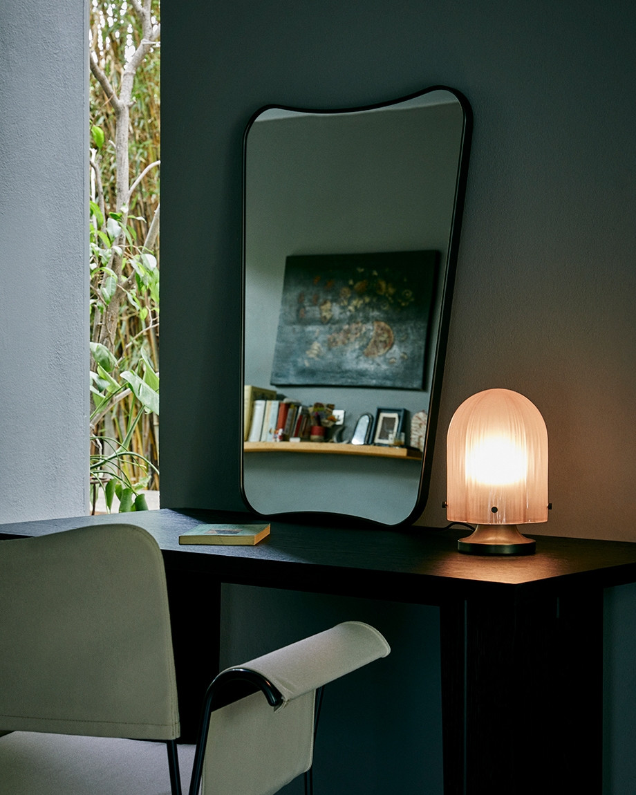 Seine Table Lamp by Gubi - Mouth-Blown Glass Lighting Inspired by Water ...