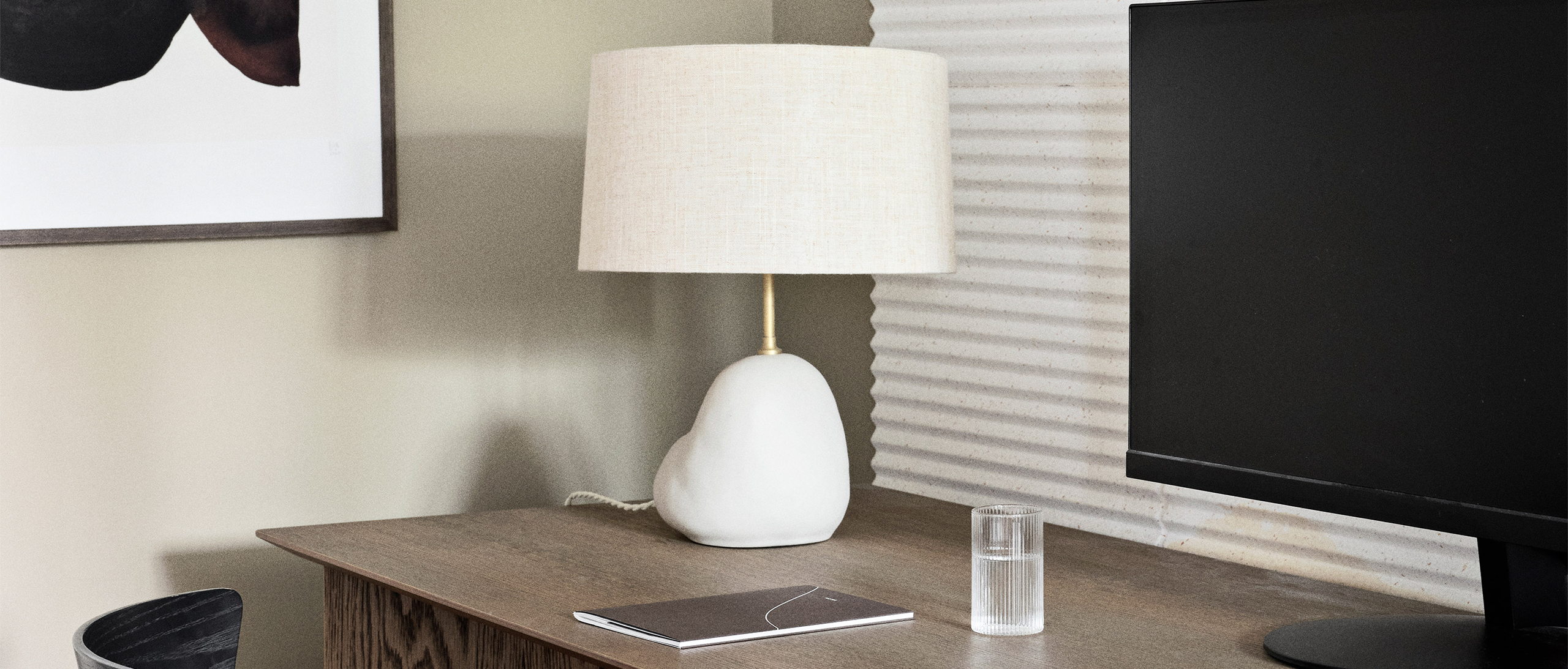 Hebe Table Lamp by ferm LIVING - Artistic Ceramic Lighting