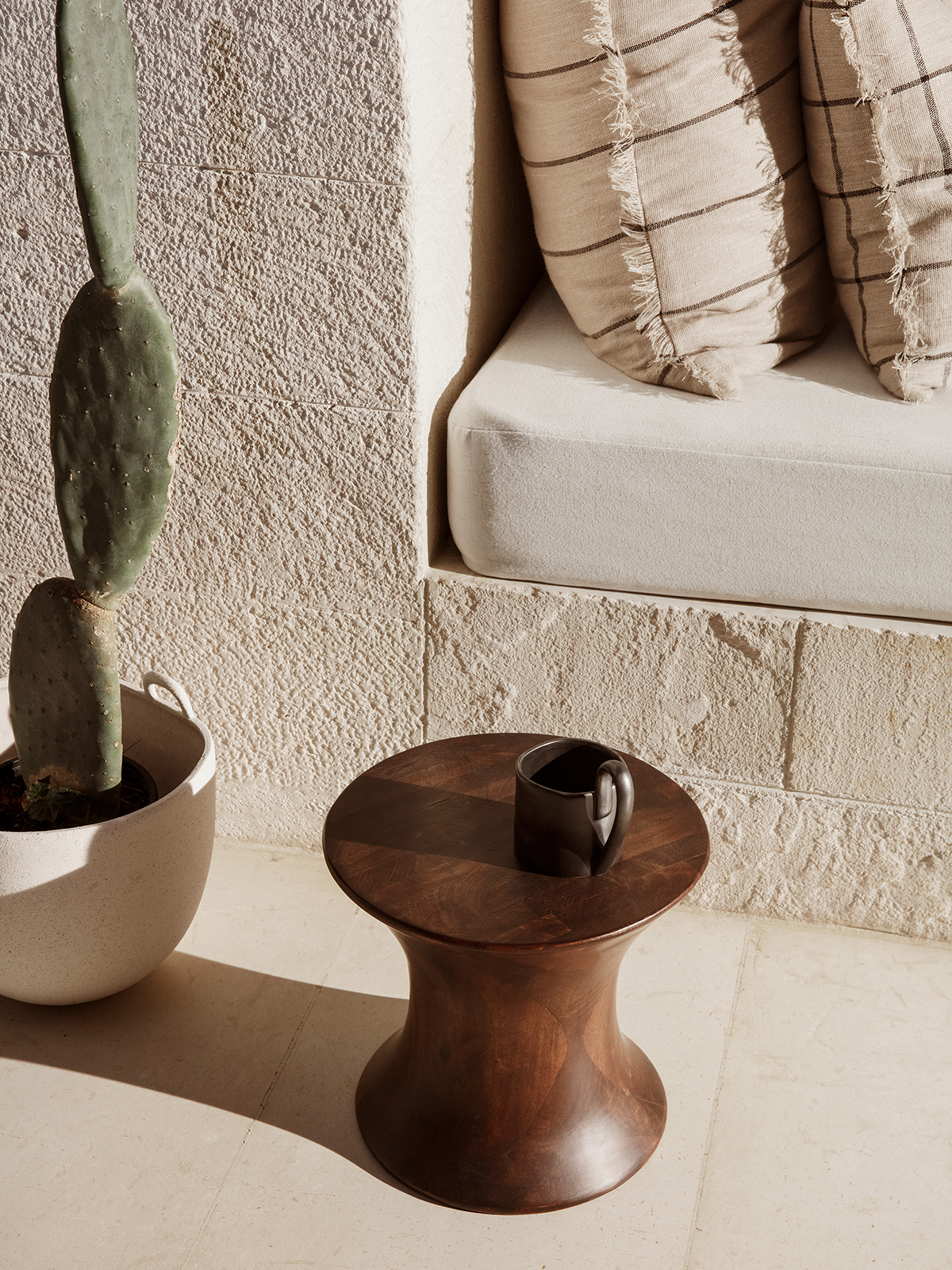 Buy Spin Stool by ferm LIVING | Versatile & Stylish Wooden Accent Stool