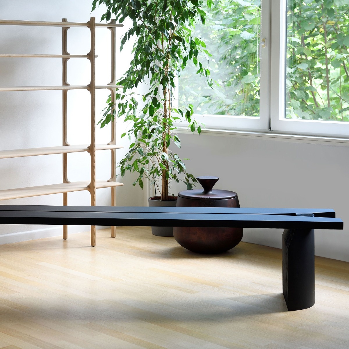 Pause Bench by Asplund - Minimalist Swedish Design for Elegant Spaces