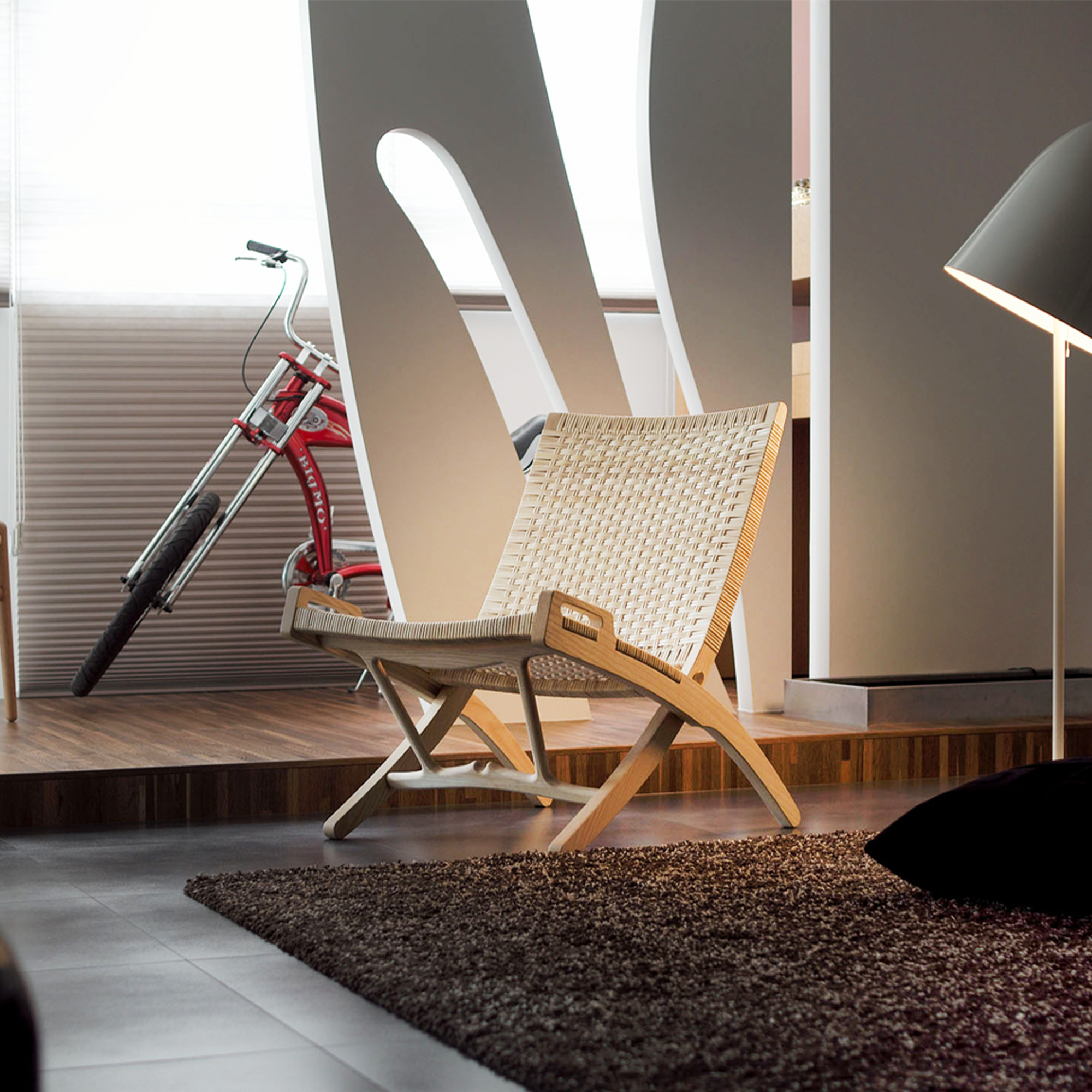 Lekker Home's Folding Flat Chair from FRAMA