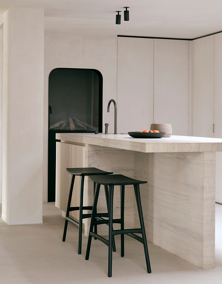 Osso Counter Stool by Ethnicraft - Elegant Solid Oak Stool for Kitchen ...