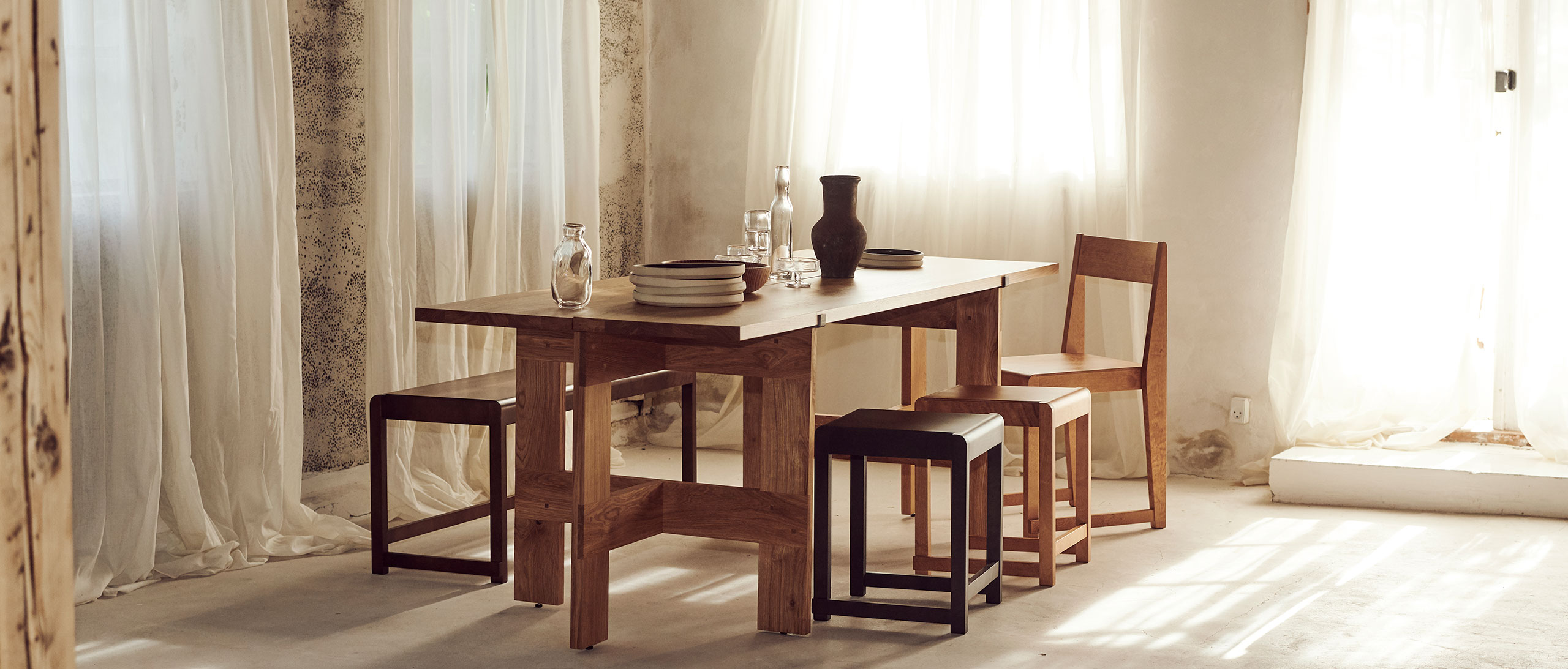 Farmhouse Rectangular Dining Table - Lekker Home